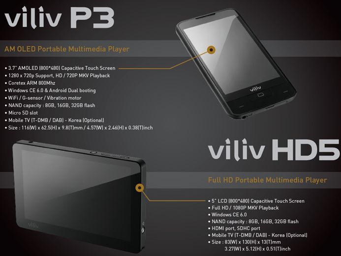 Technische Daten der neuen Viliv Geräte aufgetaucht