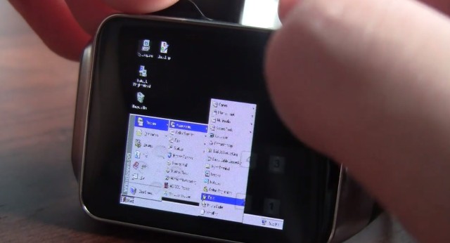 Windows 95 unter Android Wear