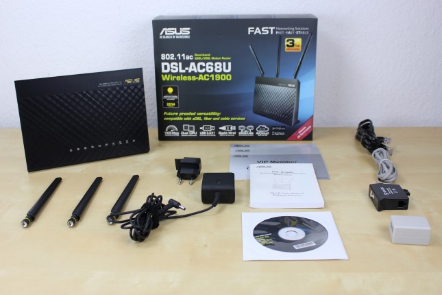 ASUS DSL-AC68U DSL-Modemrouter Testbericht