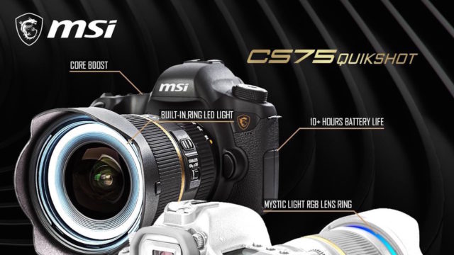 Aprilscherz: MSI CS75 Quikshot Gaming-Kamera vorgestellt