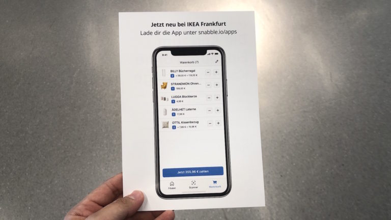 Ausprobiert: IKEA Scan & Go mit Snabble - Kein Anstehen an der Kasse